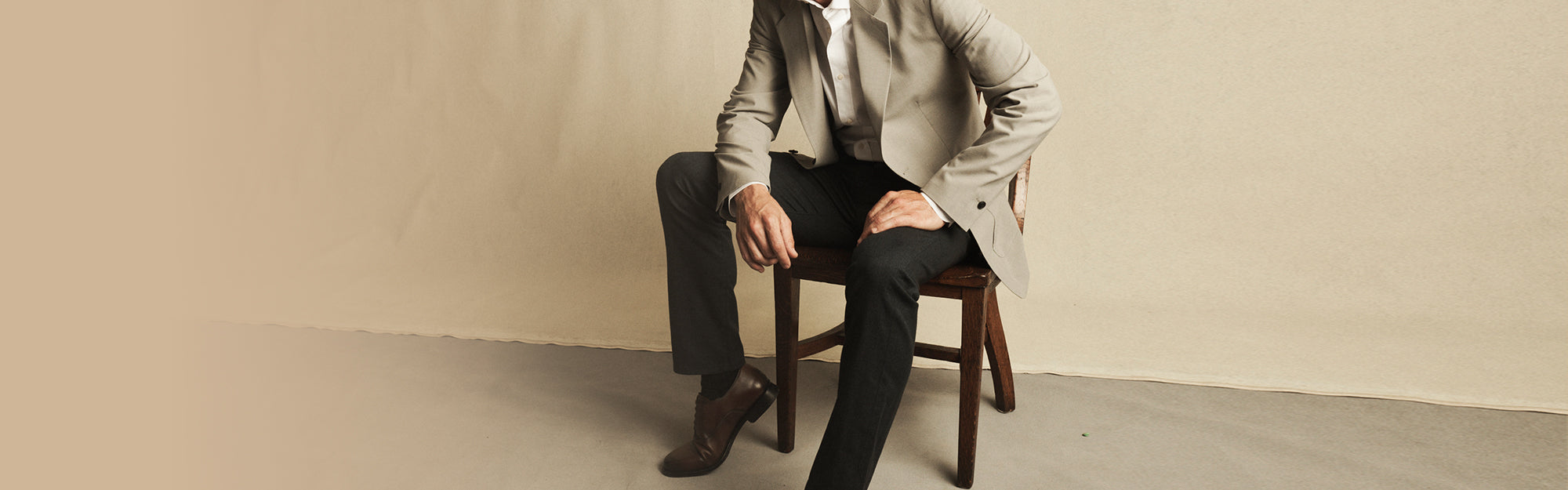 Men's Herringbone Pattern Pants | 34 Heritage