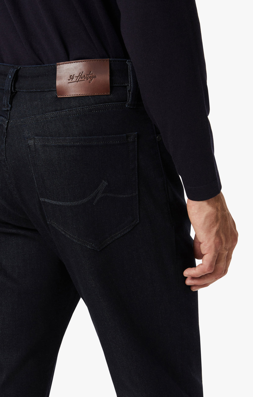 Charisma Relaxed Straight Leg Jeans In Midnight Tonal Urban – 34 Heritage