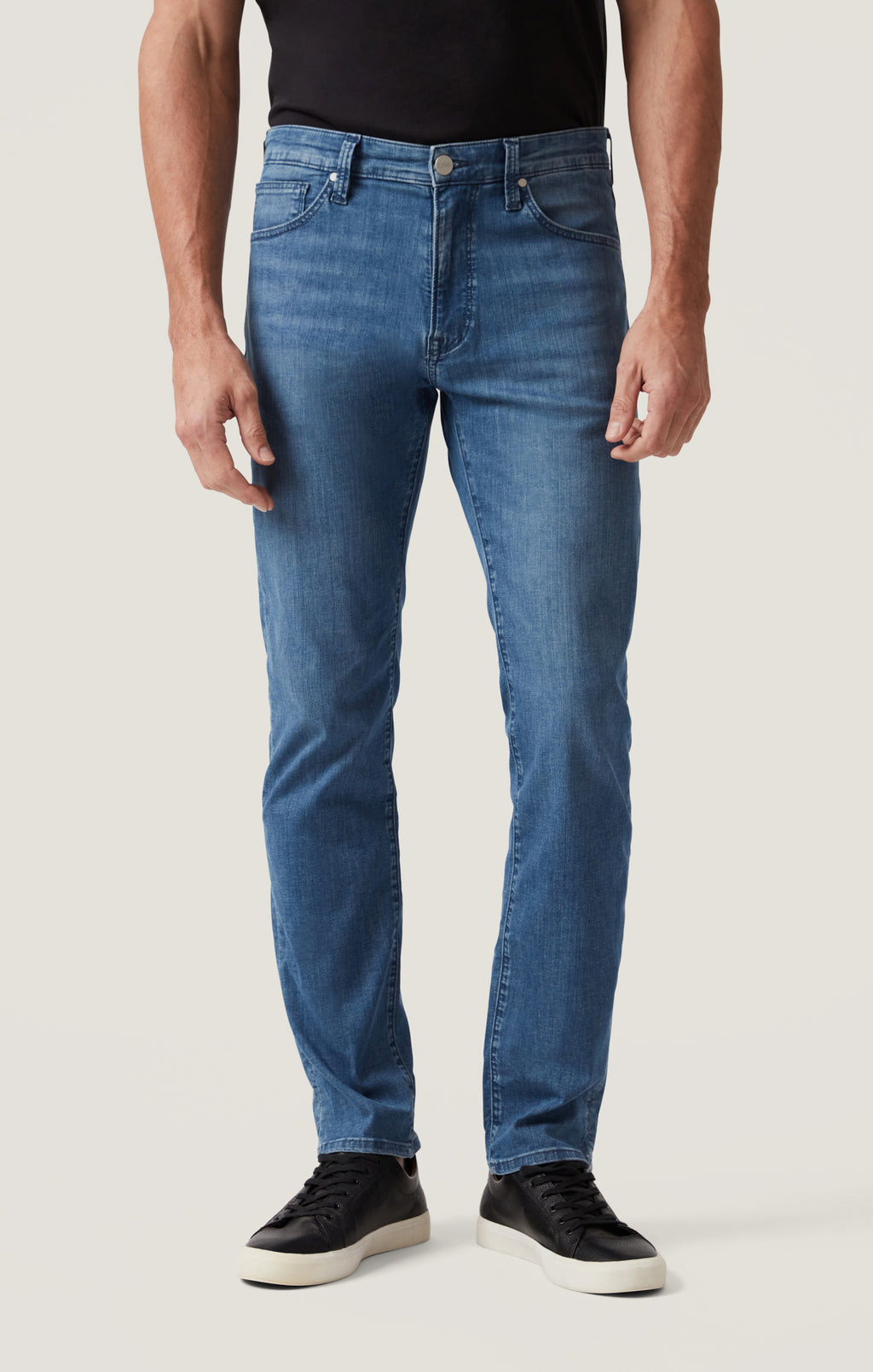 34 Heritage Men's Charisma Relaxed Straight Jeans in Dark Blue Kona